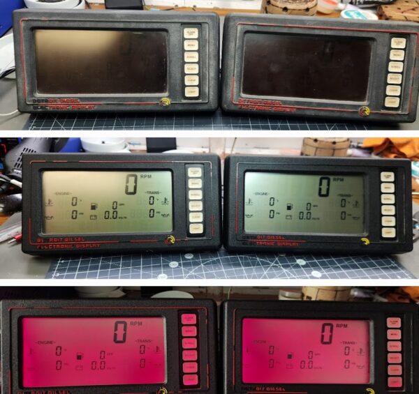Detroit Diesel MTU Electronic Display LCD Restoration Service - GaugeSaver